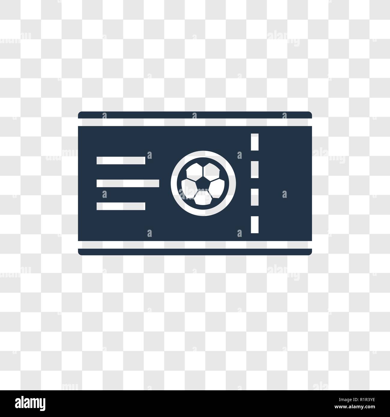 Ticket vector icon isolated on transparent background, Ticket ...
