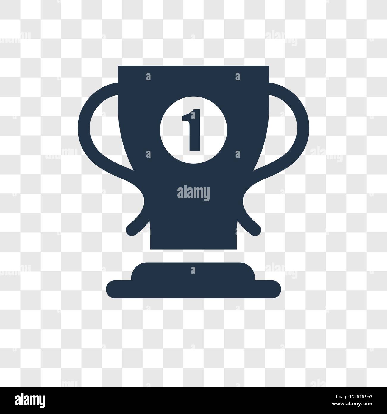 Cup vector icon isolated on transparent background, Cup transparency ...