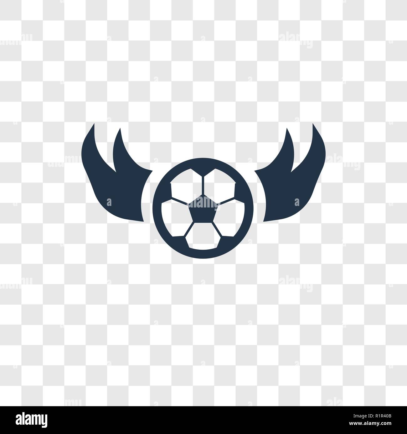 Ball vector icon isolated on transparent background, Ball transparency ...