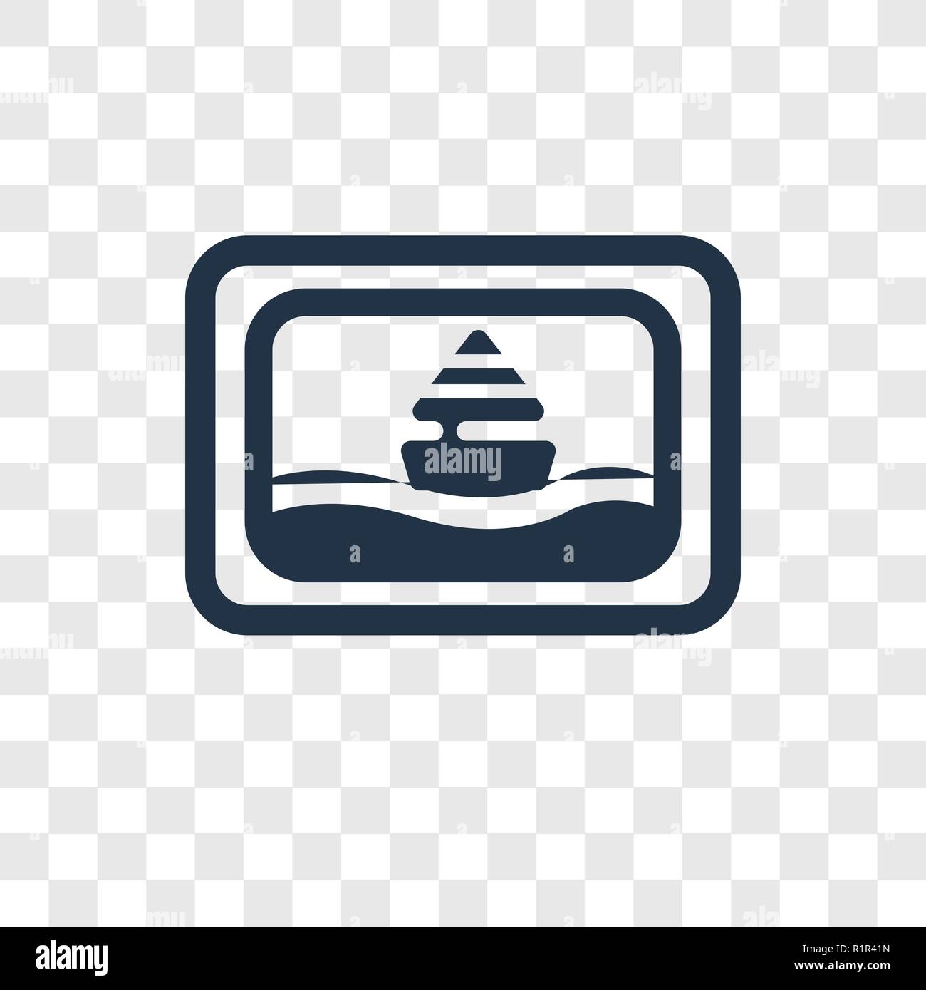 Painting vector icon isolated on transparent background, Painting ...