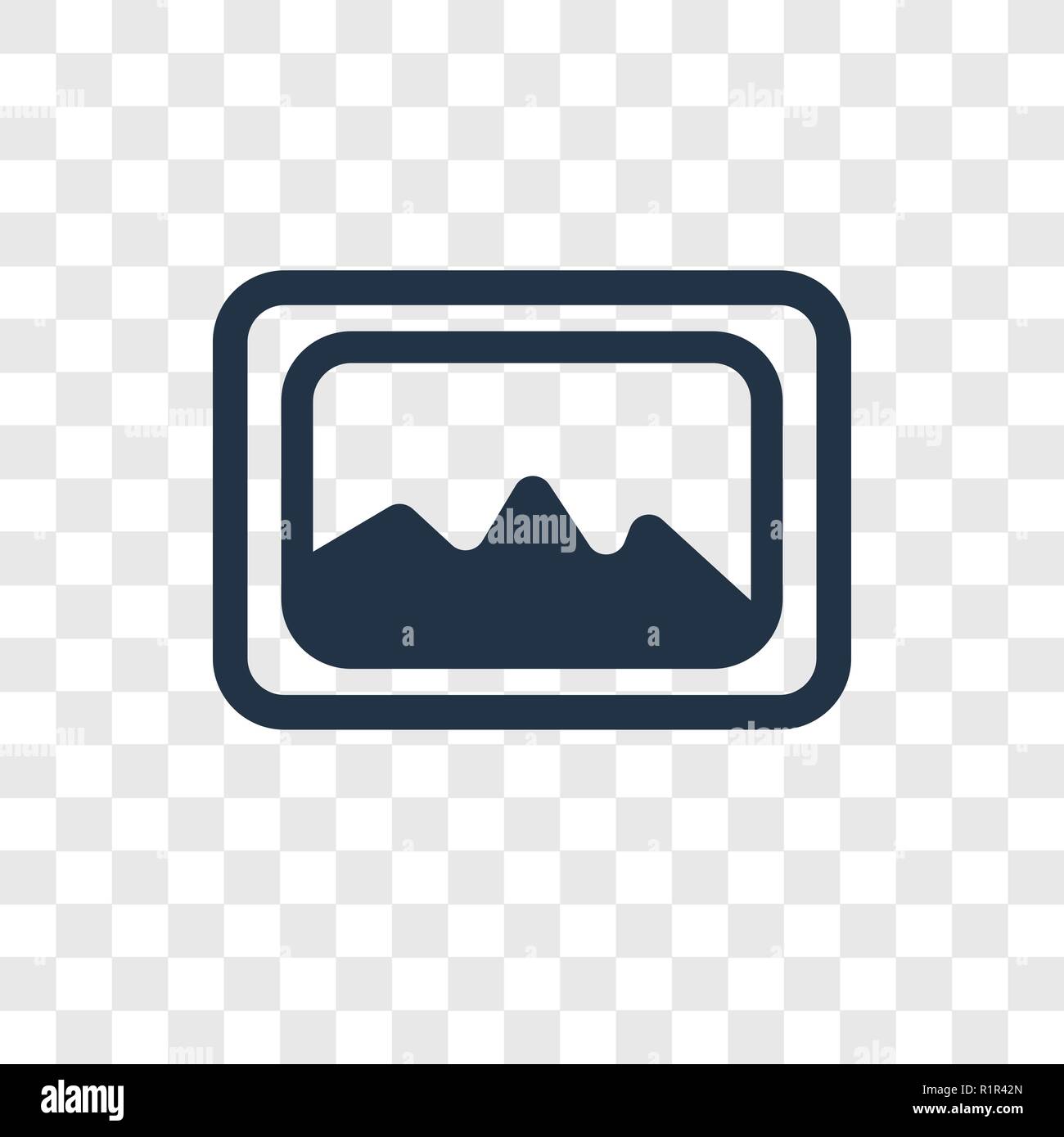 Painting vector icon isolated on transparent background, Painting ...