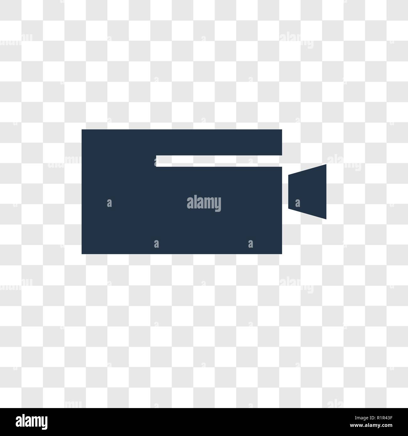 Cctv vector icon isolated on transparent background, Cctv transparency ...