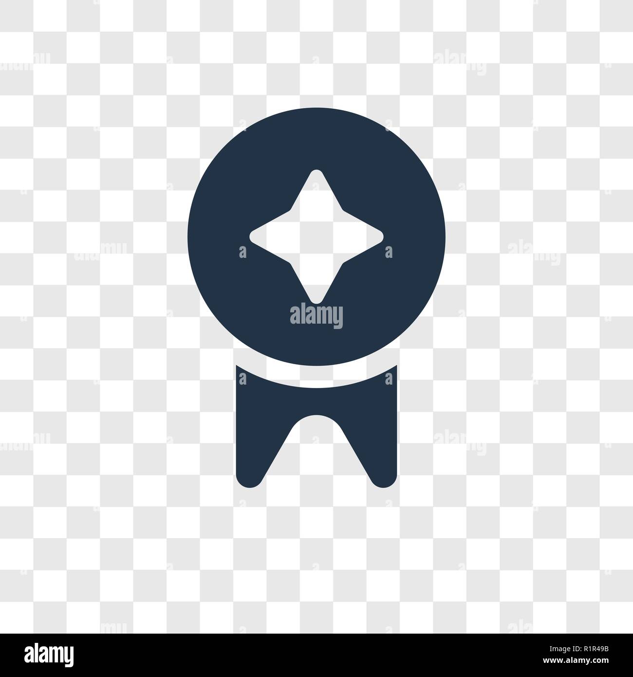 Badge vector icon isolated on transparent background, Badge ...