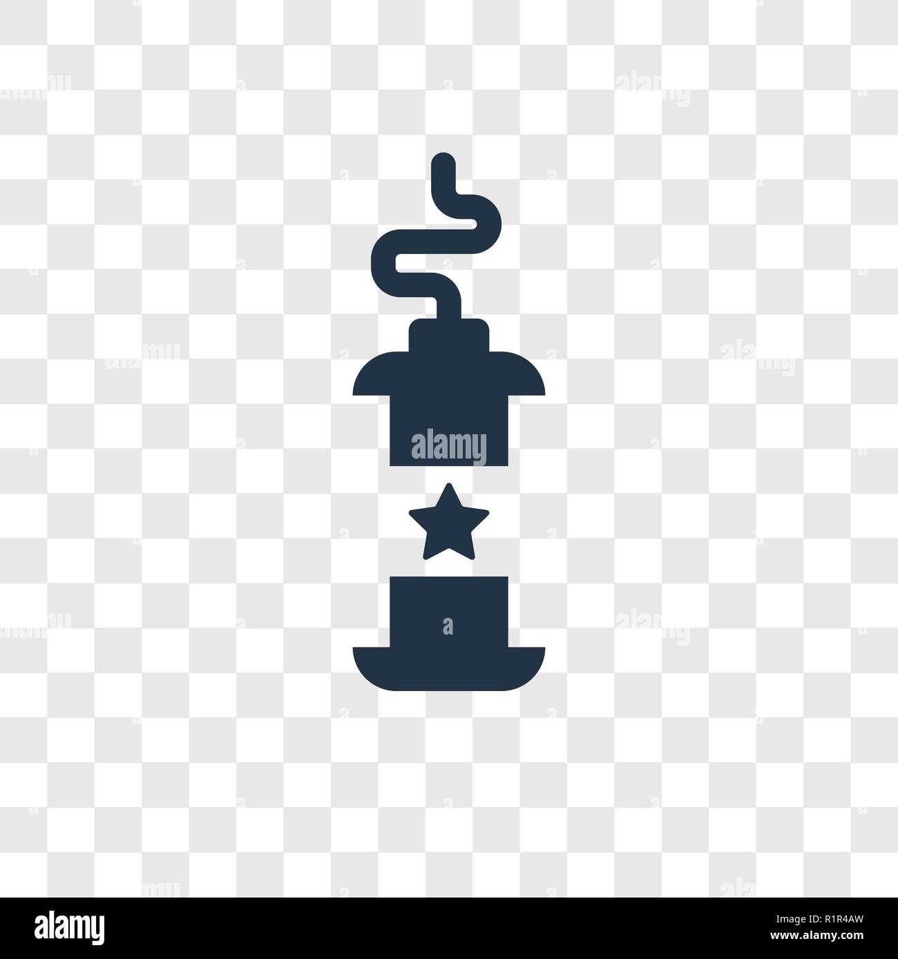 Cracker vector icon isolated on transparent background, Cracker ...