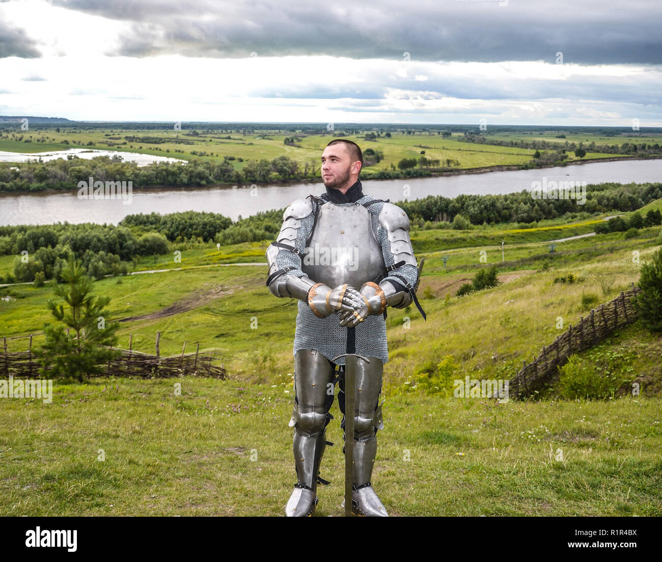 Suit of chainmail armor hi-res stock photography and images - Alamy