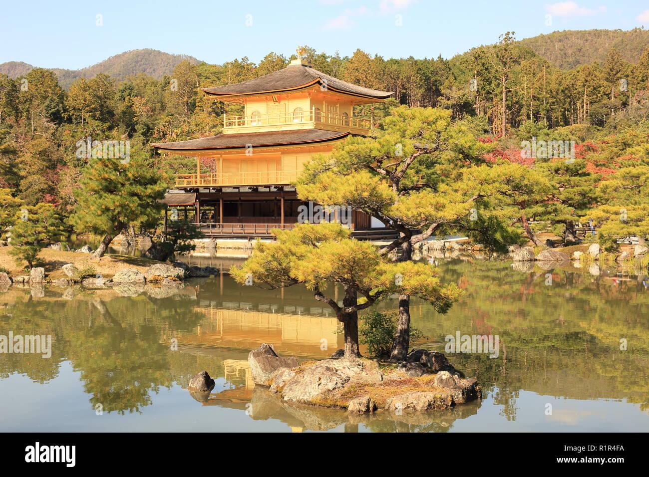 Kinkakuji Temple, Kyoyo Stock Photo - Alamy