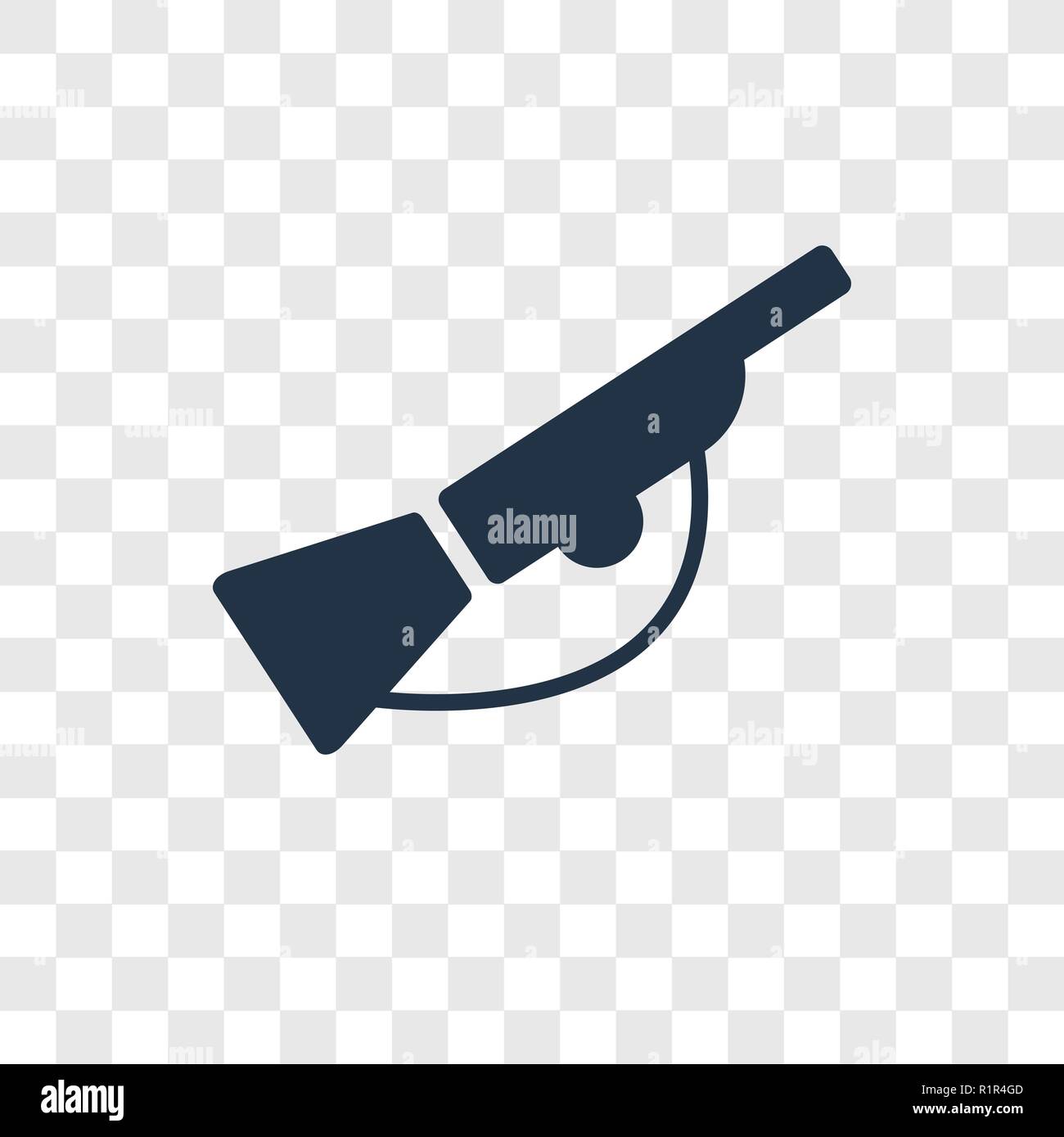 Hunting vector icon isolated on transparent background, Hunting ...