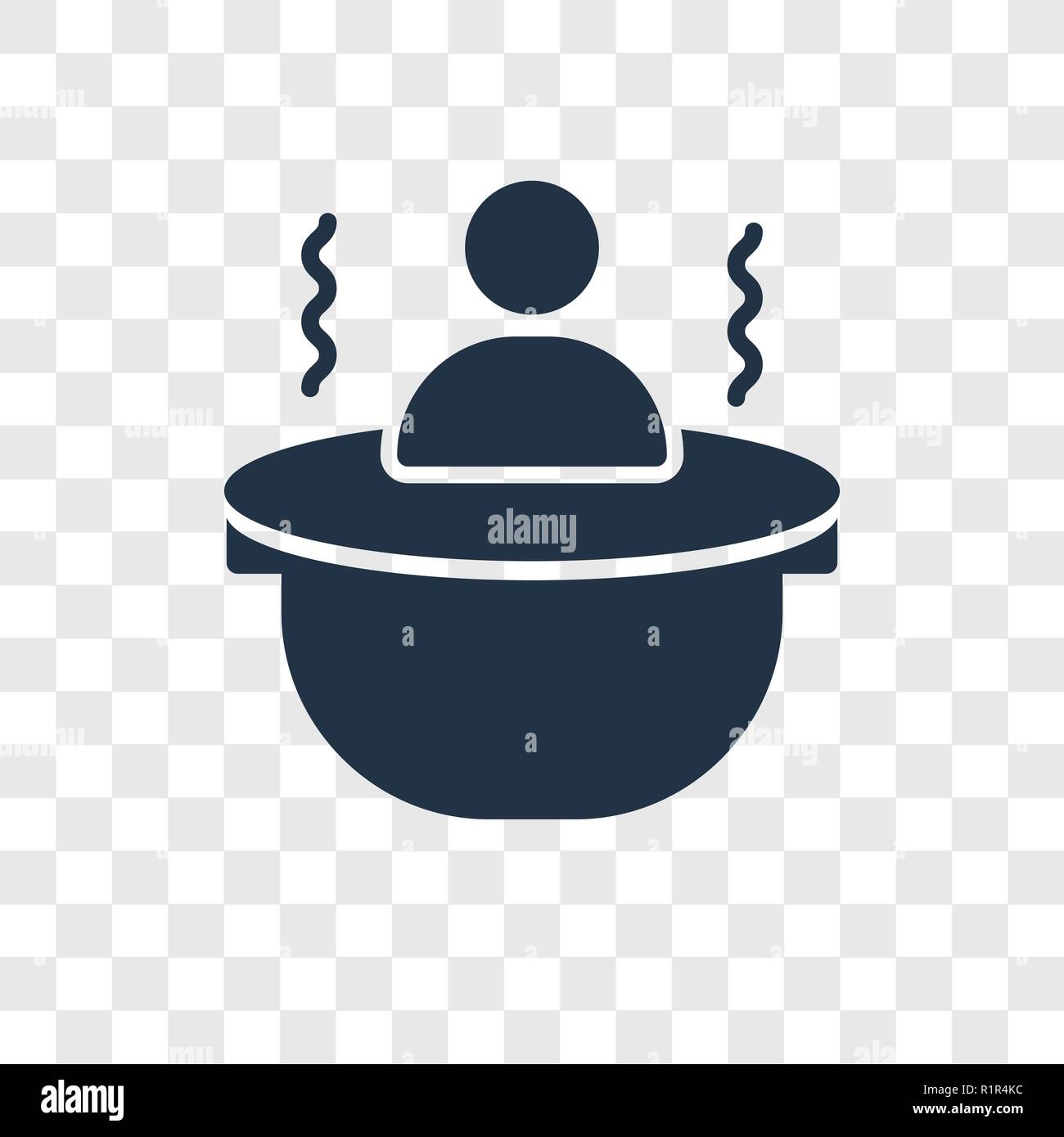 Bath vector icon isolated on transparent background, Bath transparency ...