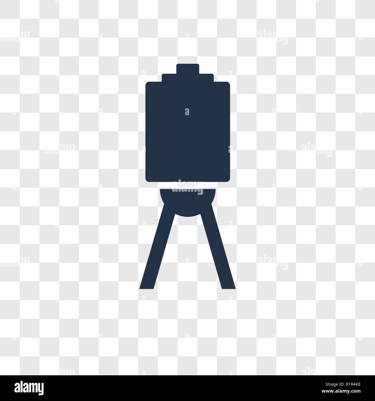 Canvas vector icon isolated on transparent background, Canvas ...