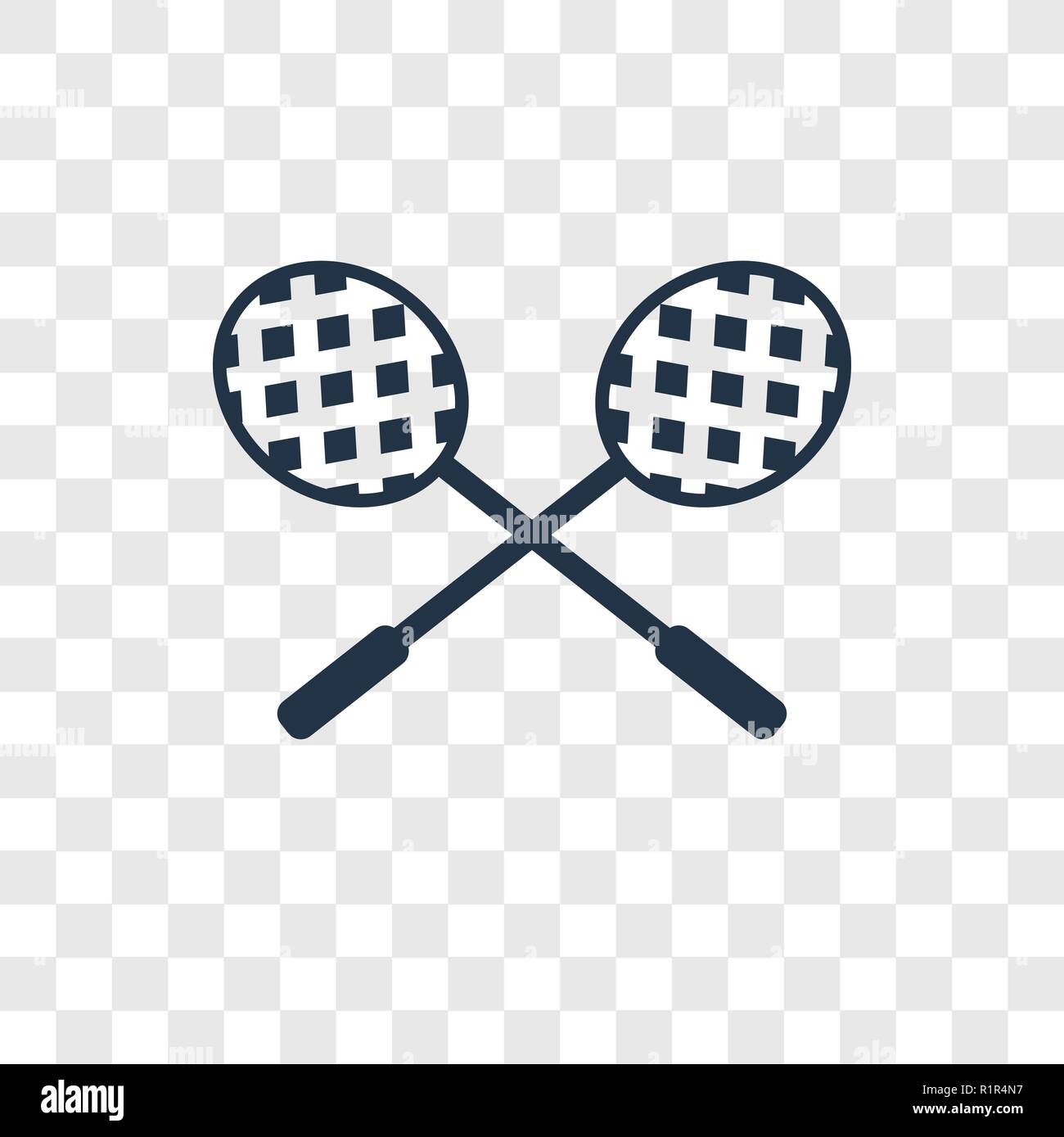 Racket vector icon isolated on transparent background, Racket ...