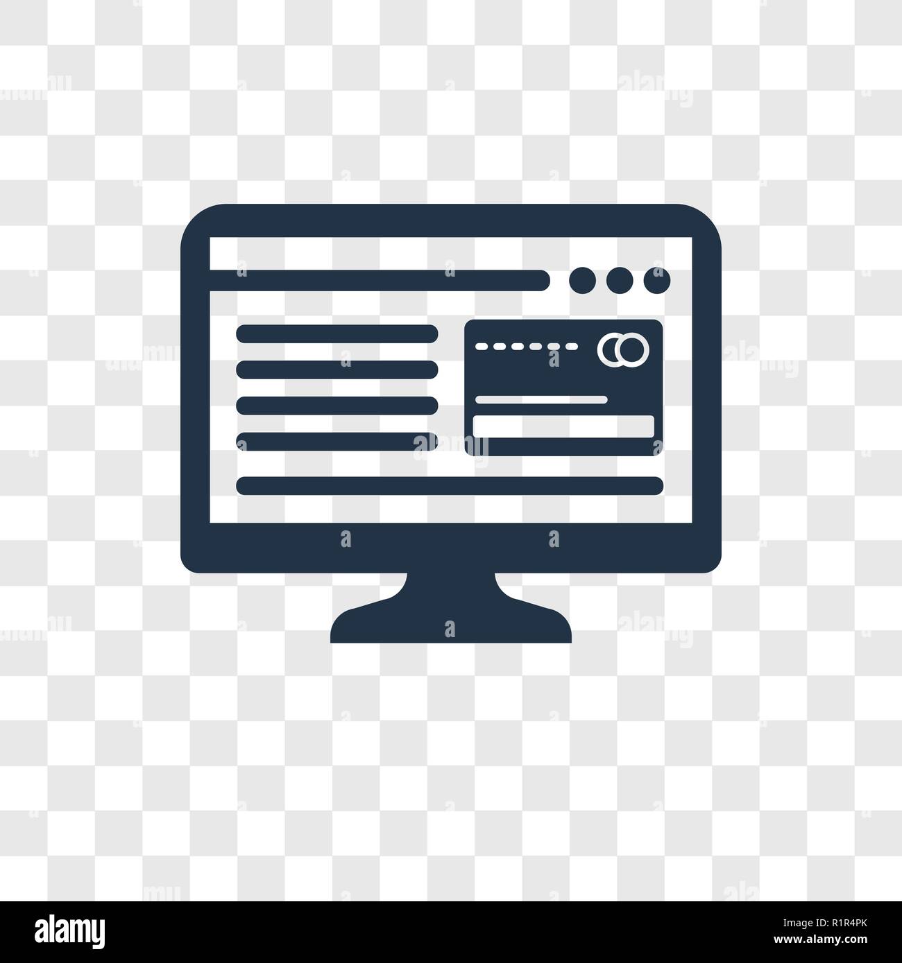 Web vector icon isolated on transparent background, Web transparency ...