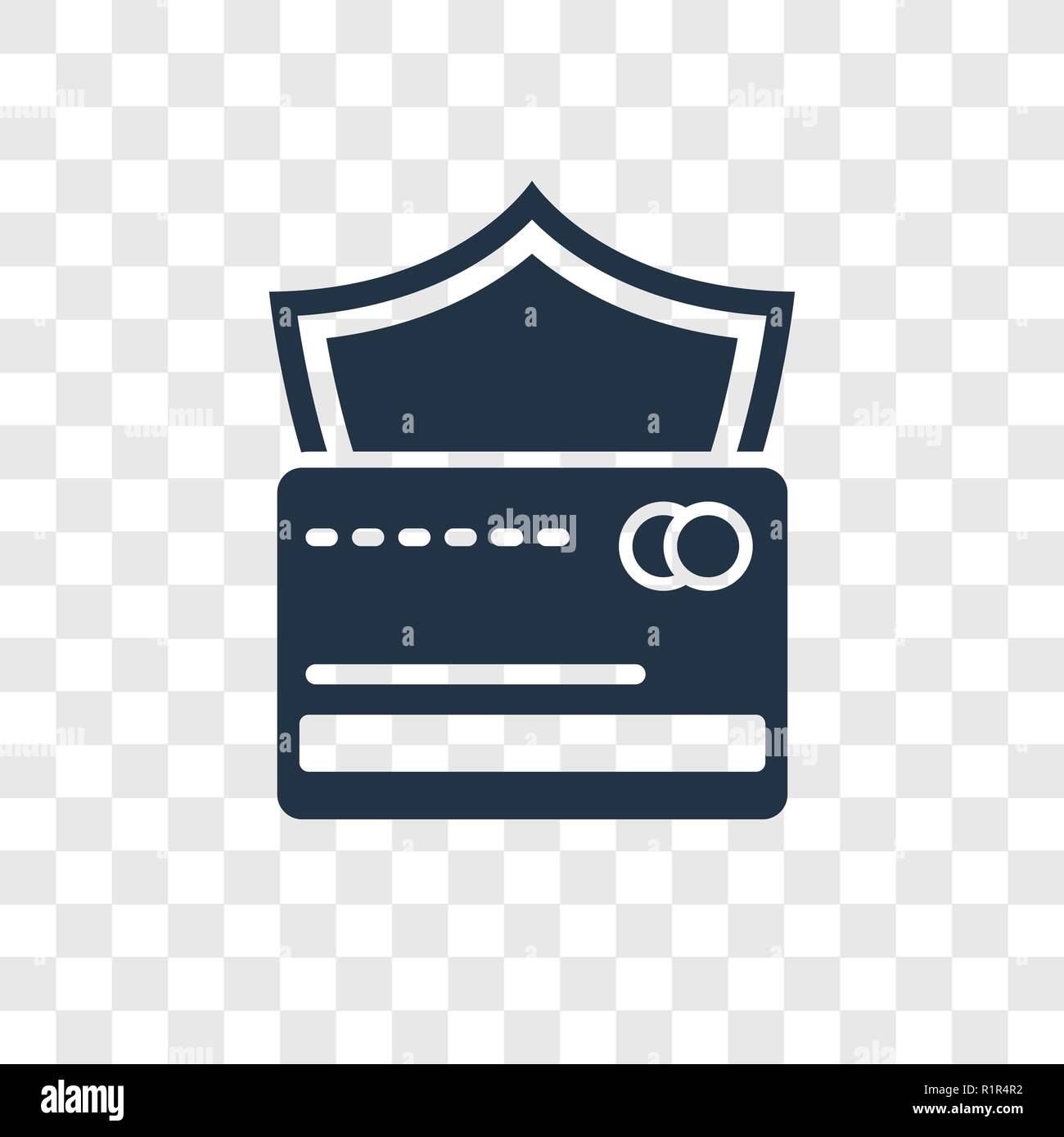 Cit card vector icon isolated on transparent background, Cit card ...