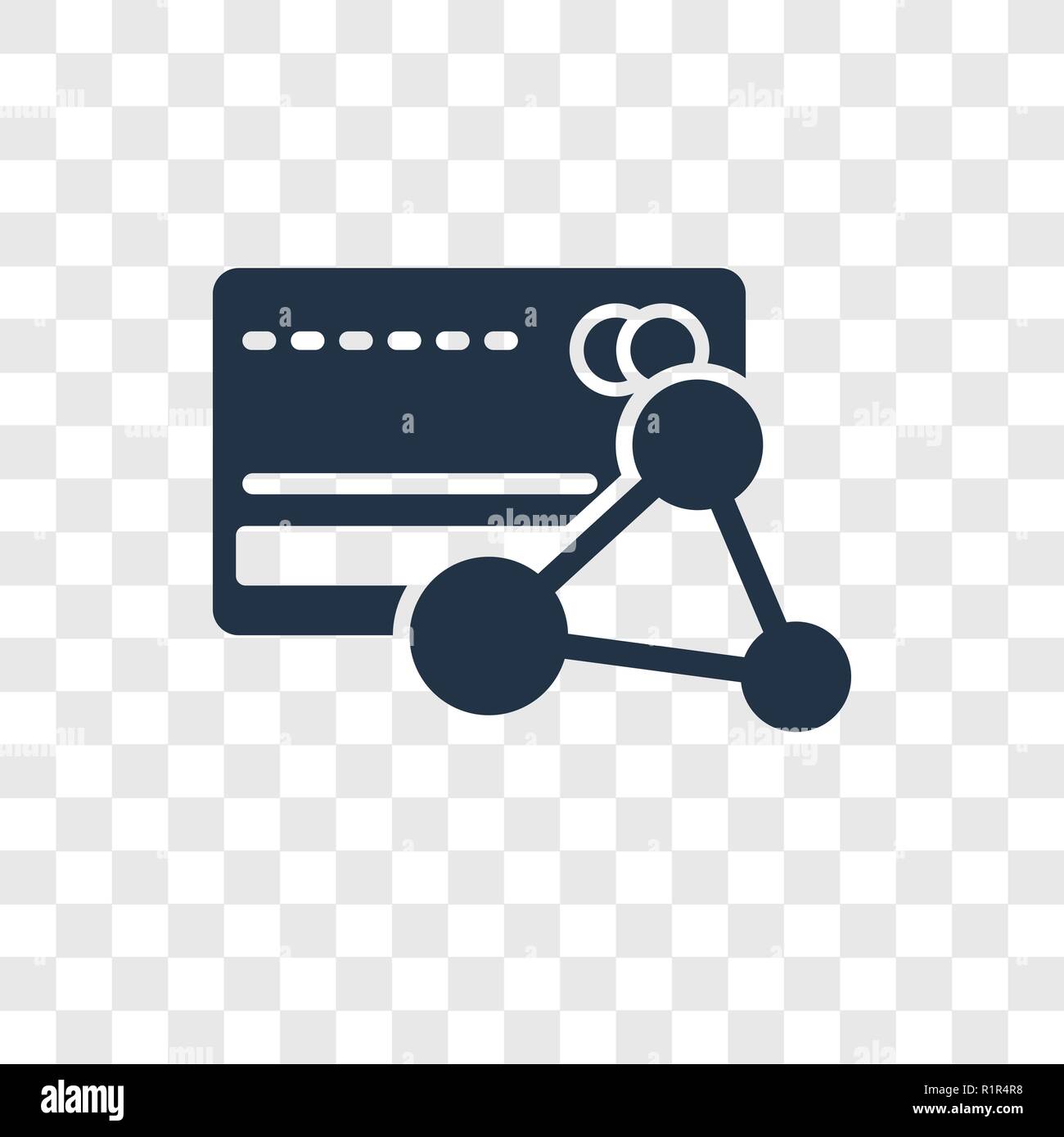 Card vector icon isolated on transparent background, Card transparency ...