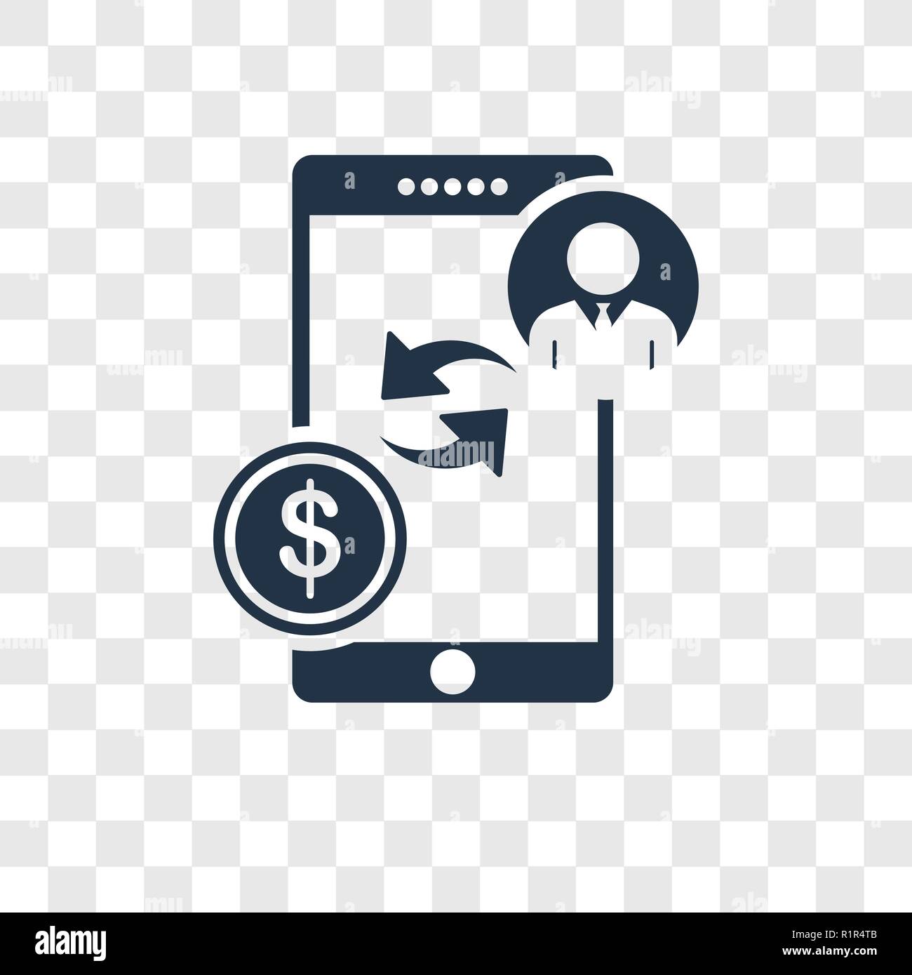 Payment method vector icon isolated on transparent background, Payment ...