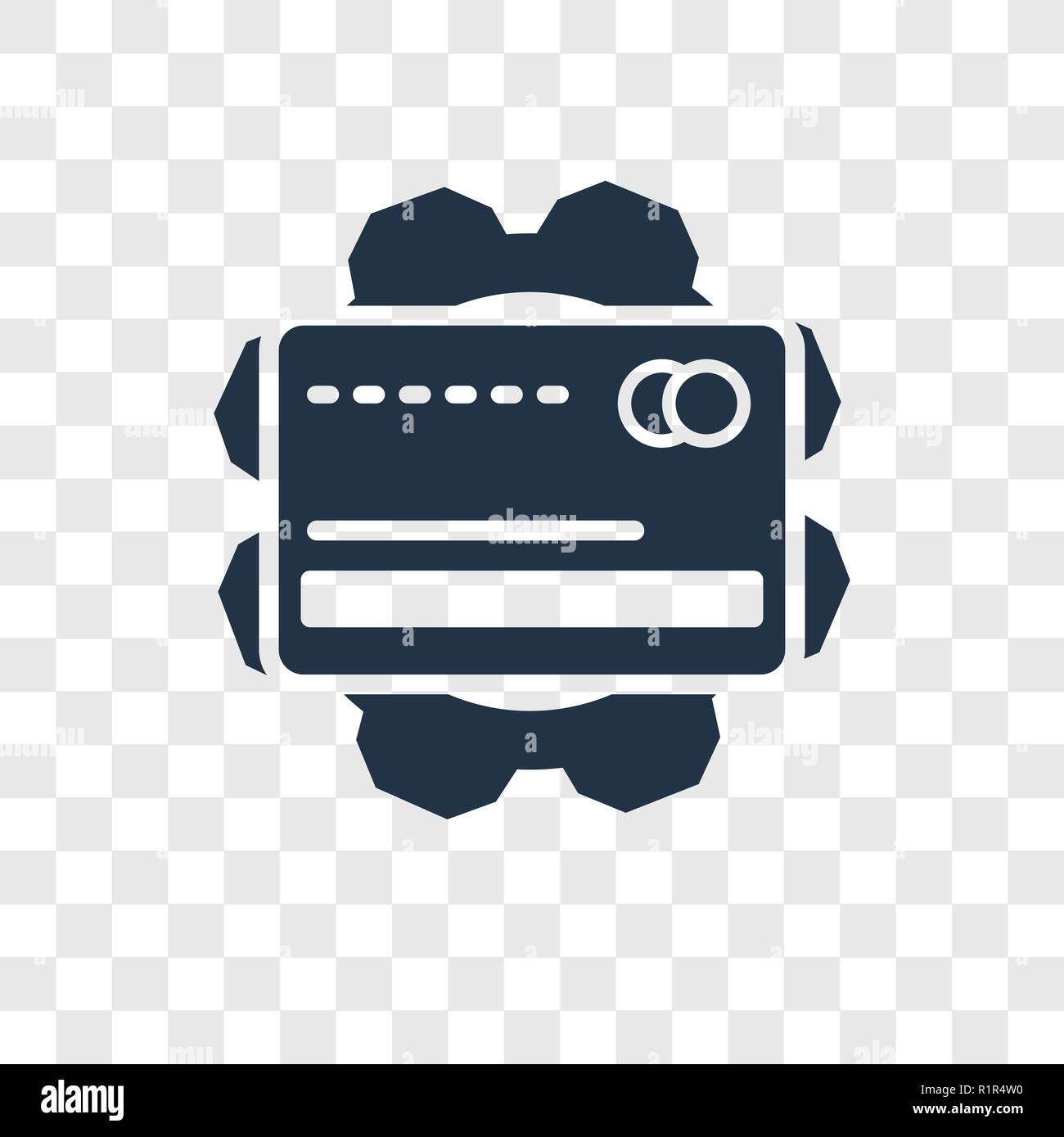 Cit card vector icon isolated on transparent background, Cit card ...