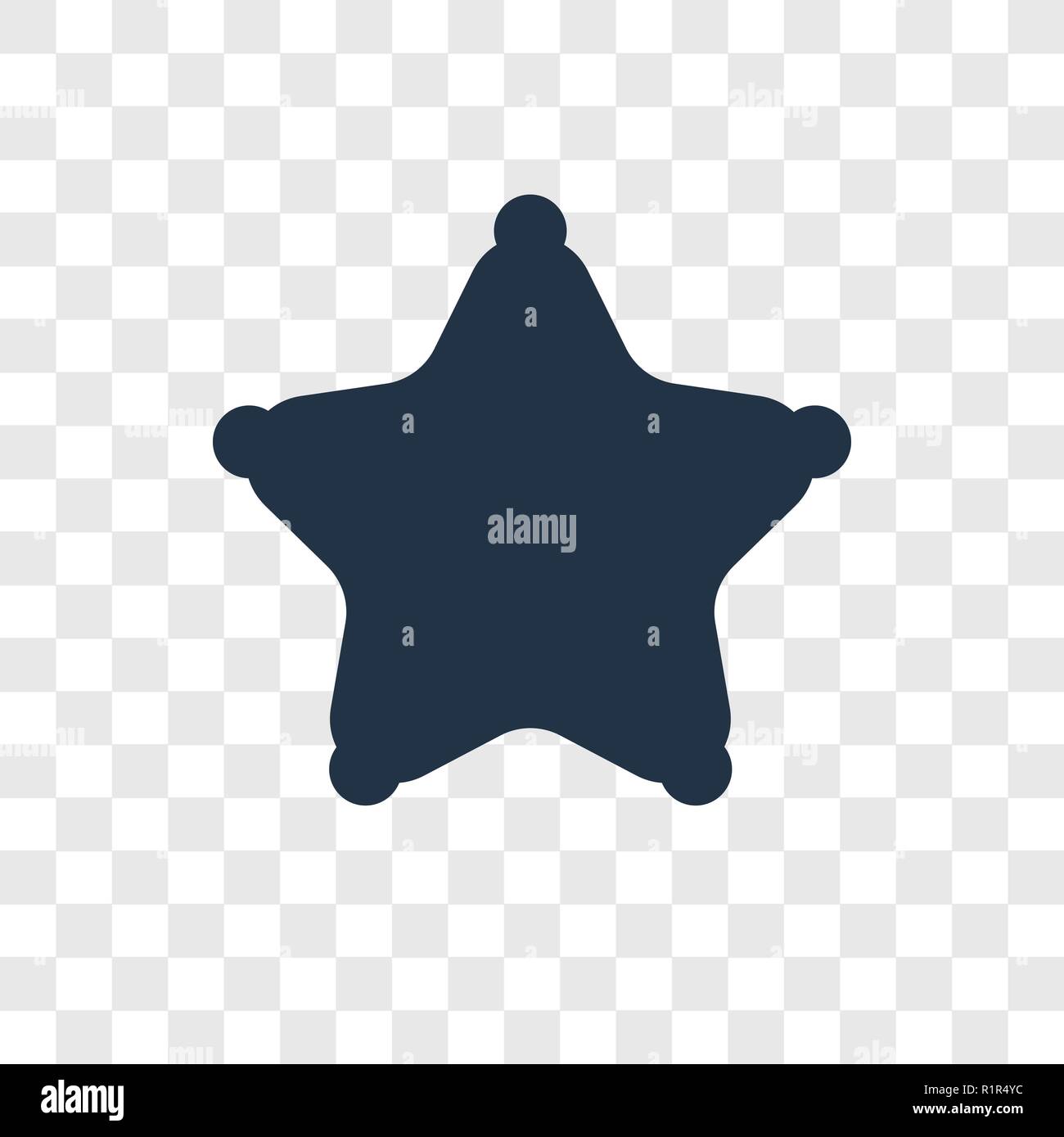 Favorite vector icon isolated on transparent background, Favorite ...