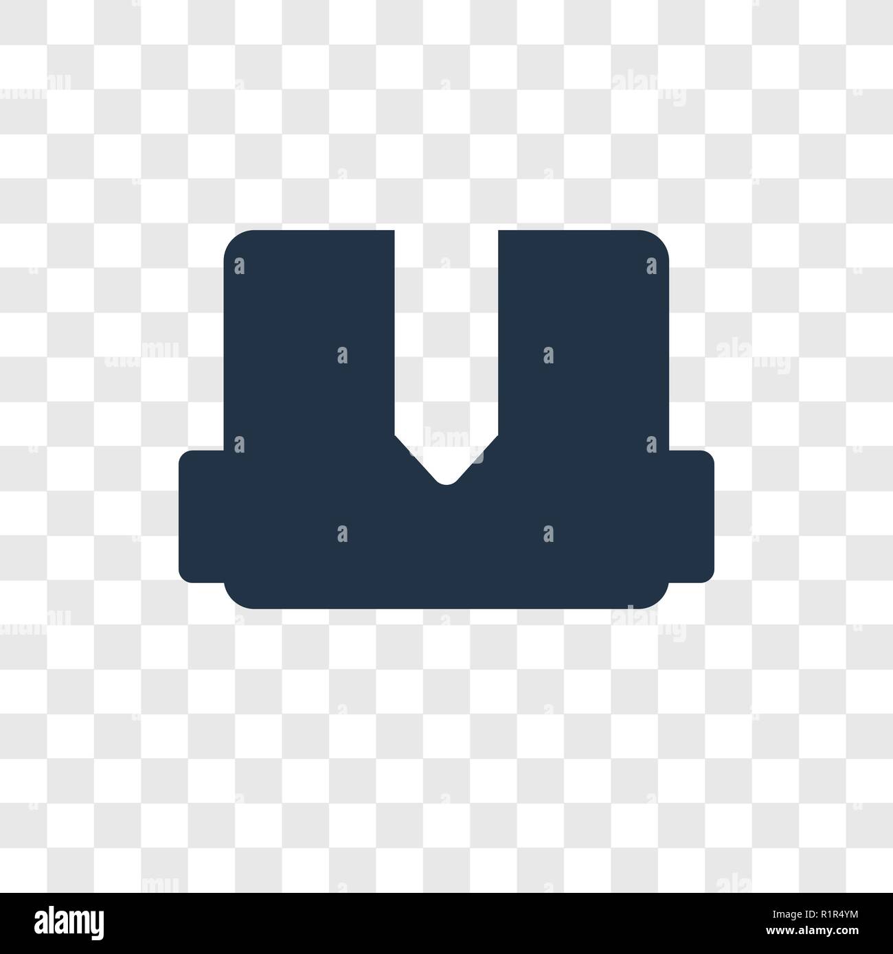 Package vector icon isolated on transparent background, Package ...