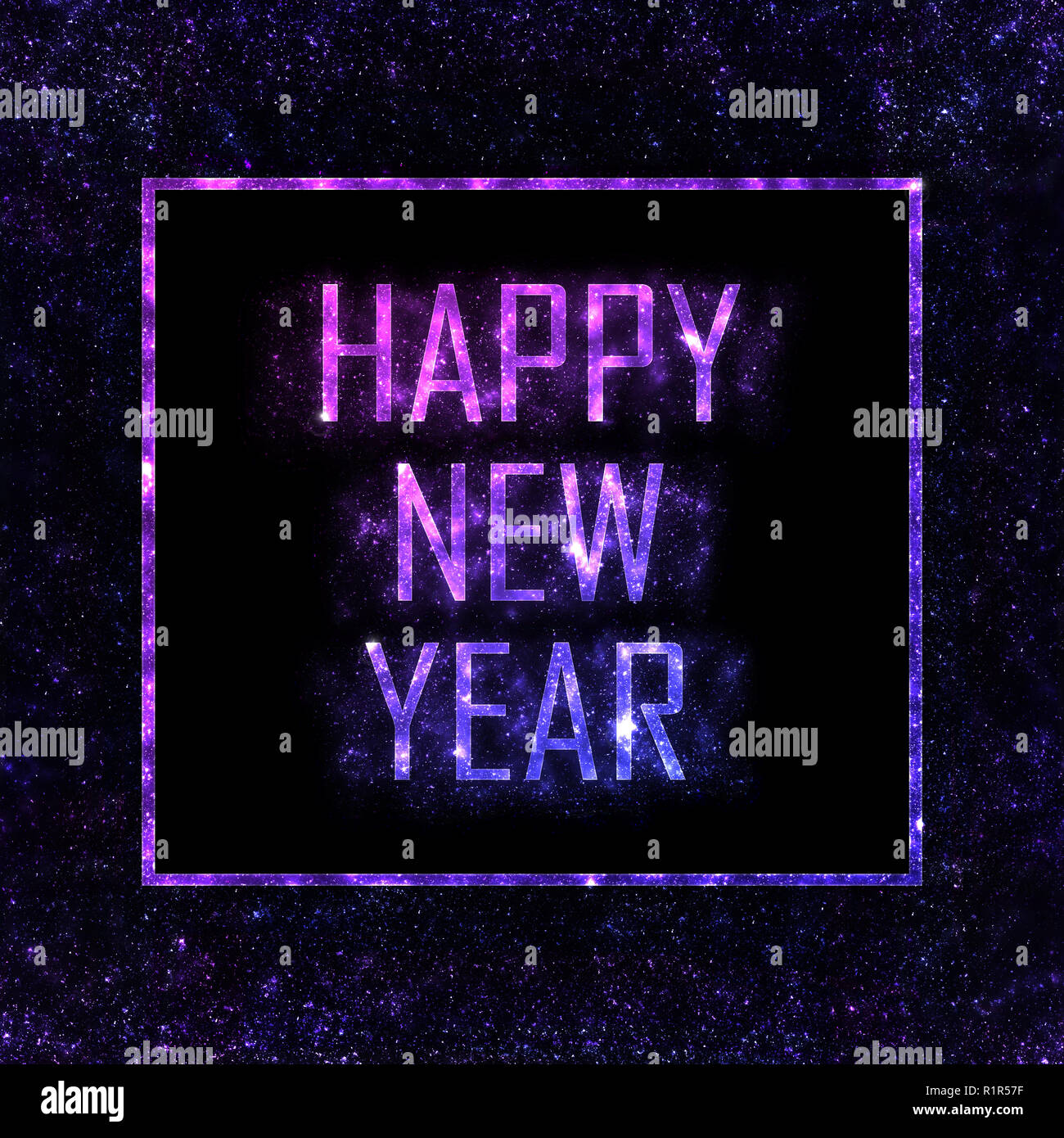 Happy New Year Colorful Letters High Resolution Stock Photography and ...