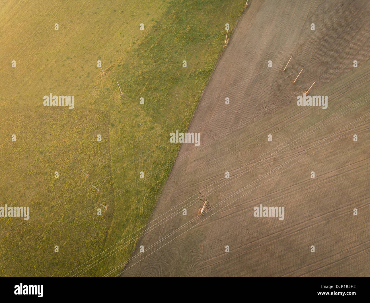 Aerial view of crop hi-res stock photography and images - Alamy