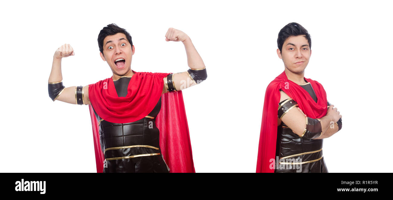 Caucasian man poses muscles hi-res stock photography and images - Alamy
