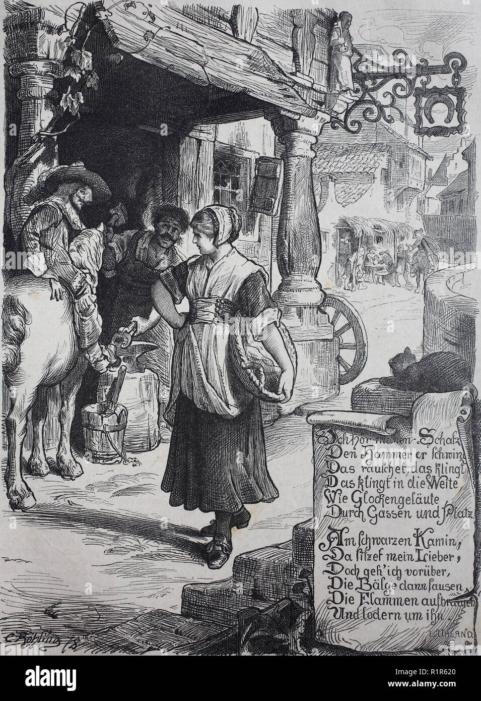 Female blacksmith art hi-res stock photography and images - Alamy