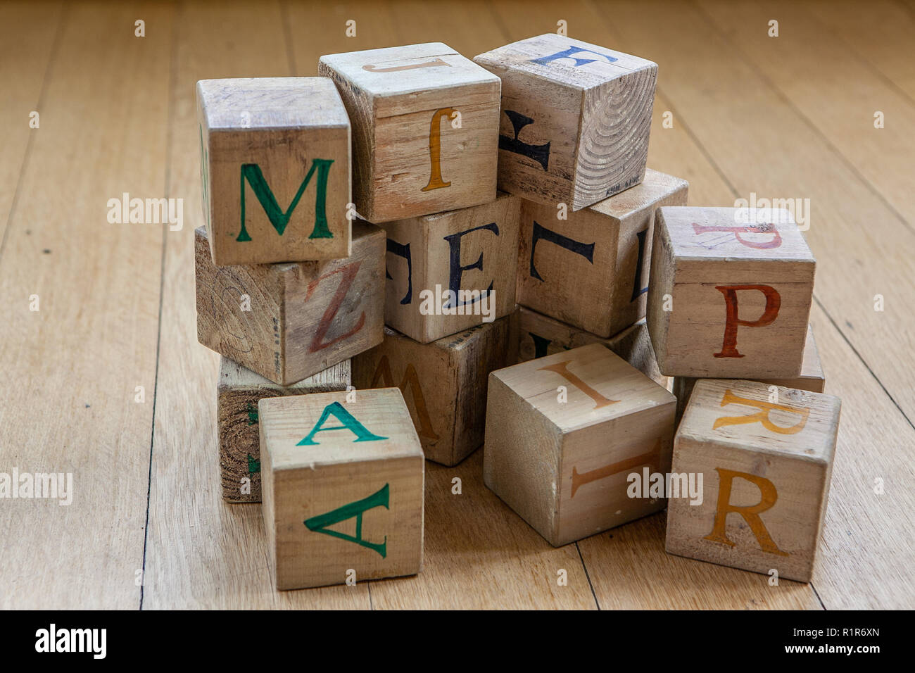 Play blocks hi-res stock photography and images - Alamy