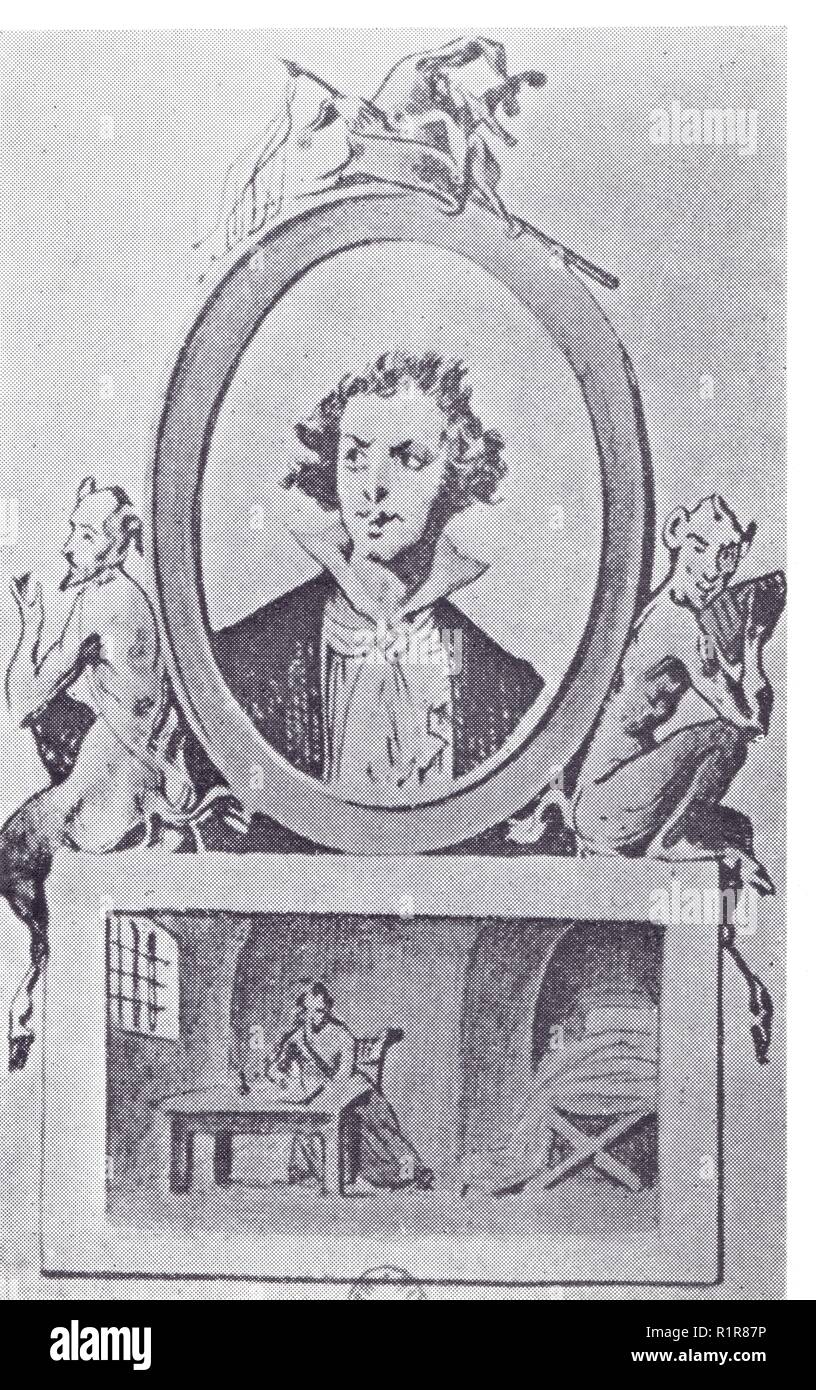 PORTRAIT ANONYME DU MARQUIS DE SADE Stock Photo - Alamy
