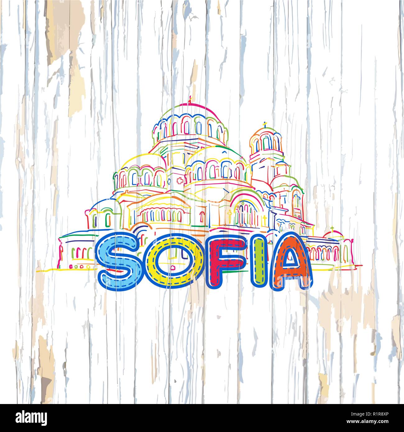 Sofia temple Stock Vector Images - Alamy