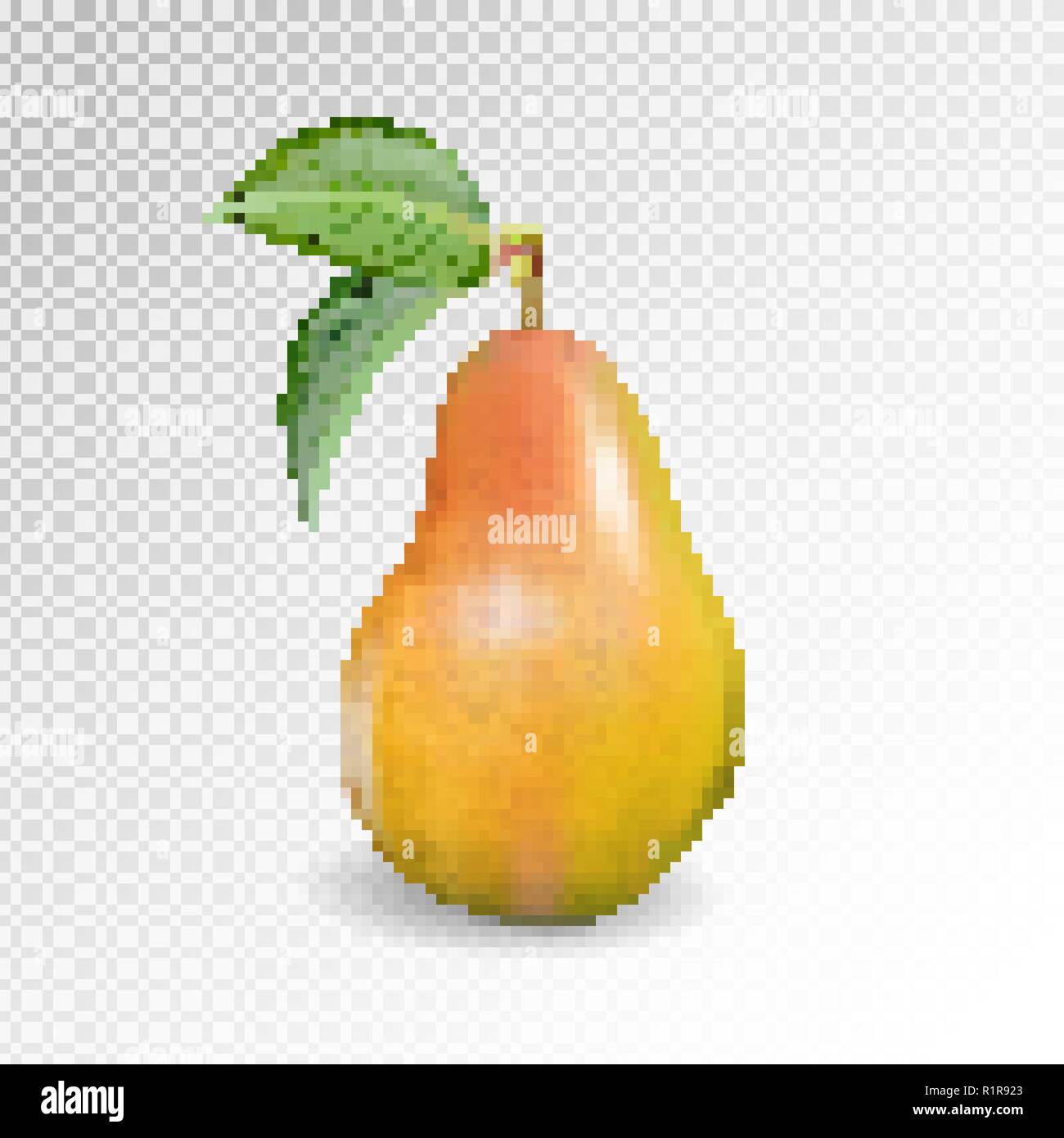 Pear realistic. Vector 10EPS. pear, punching bag, punching ball ...