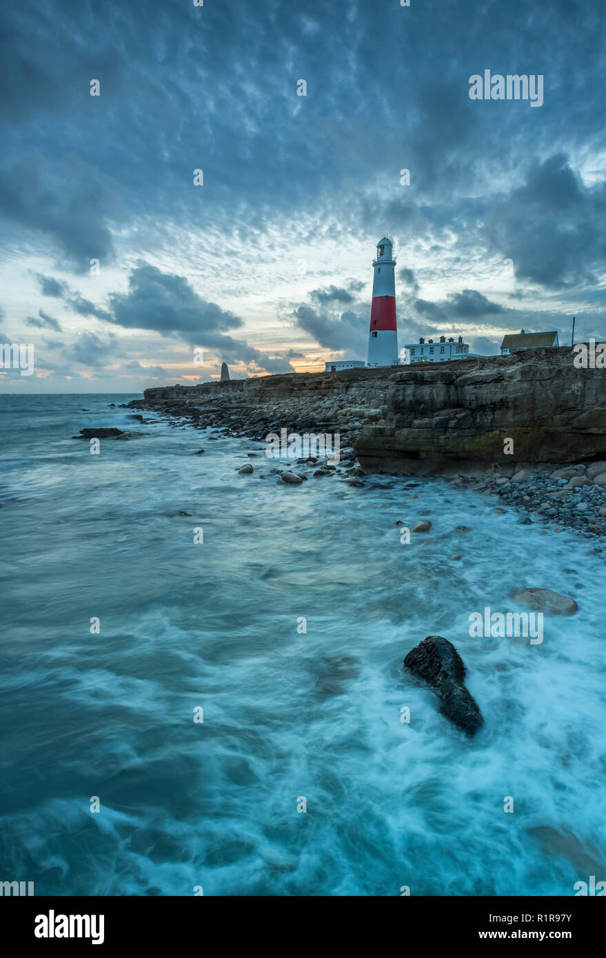 Portland bill sea rough hi-res stock photography and images - Alamy
