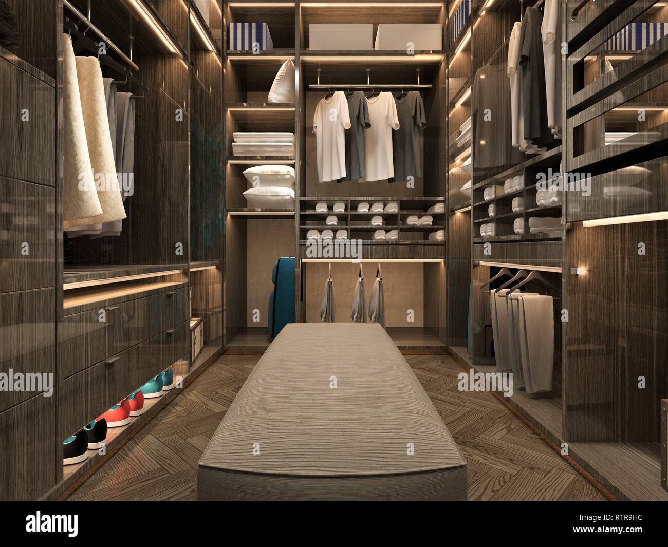 3d render of dress wardrobe Stock Photo - Alamy