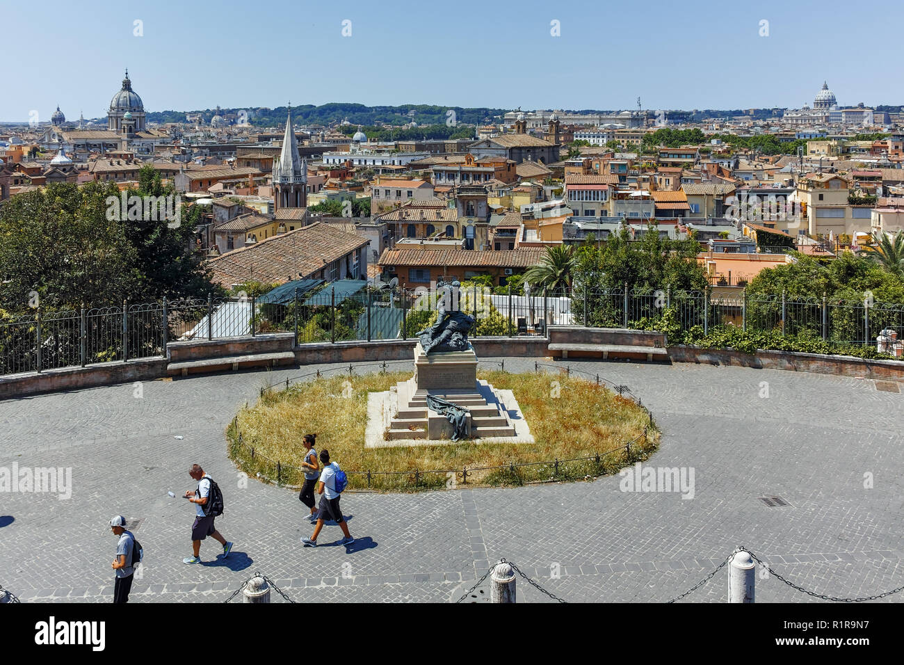 Rome city view from belvedere hi-res stock photography and images - Alamy