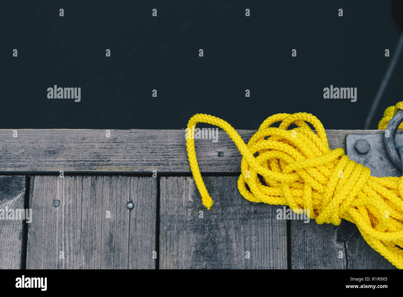High angle view dock hi-res stock photography and images - Alamy
