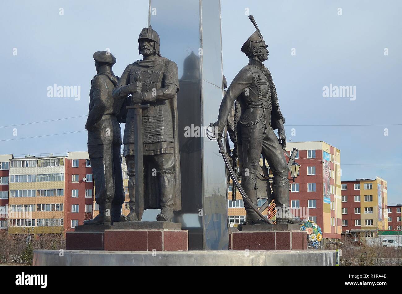 MILITARY MEMORIAL, UDACHNY, SAKHA REPUBLIC, RUSSIA Stock Photo - Alamy