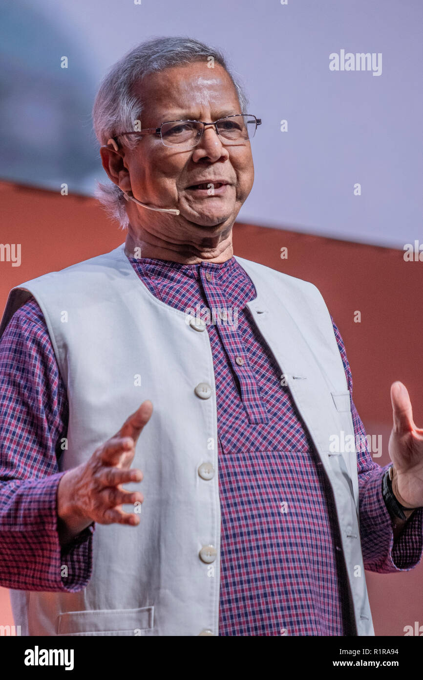Muhammad Yunus, Nobel Peace Prize laureate, Yunus Center in Dhaka ...