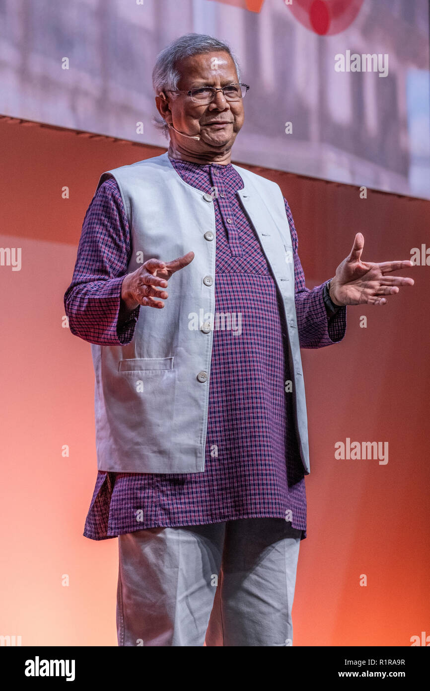 Muhammad Yunus, Nobel Peace Prize laureate, Yunus Center in Dhaka ...