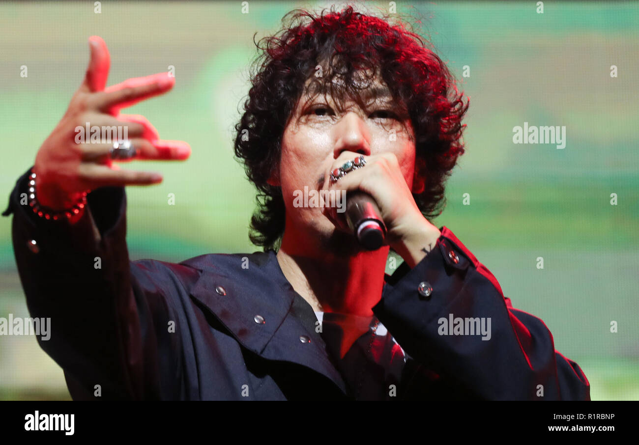 14th Nov, 2018. S. Korean rapper Tiger JK South Korean rapper Tiger JK ...