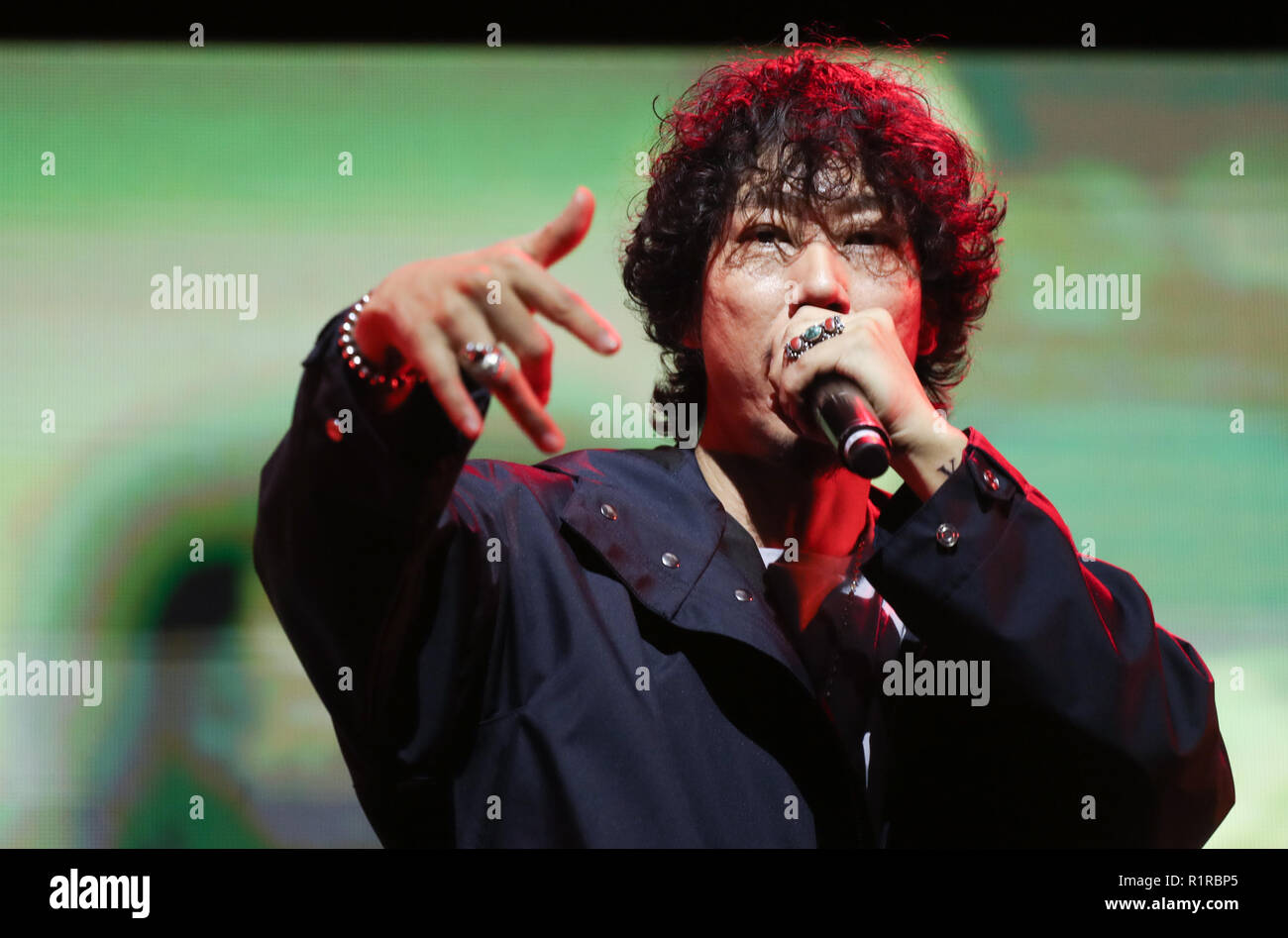 14th Nov, 2018. S. Korean rapper Tiger JK South Korean rapper Tiger JK ...