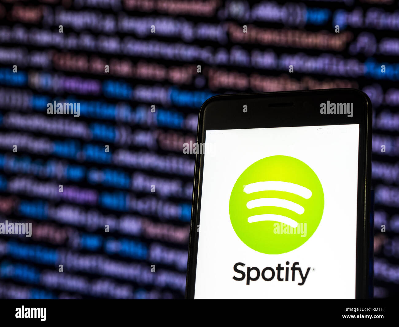 Spotify business sign logo music hi-res stock photography and images ...