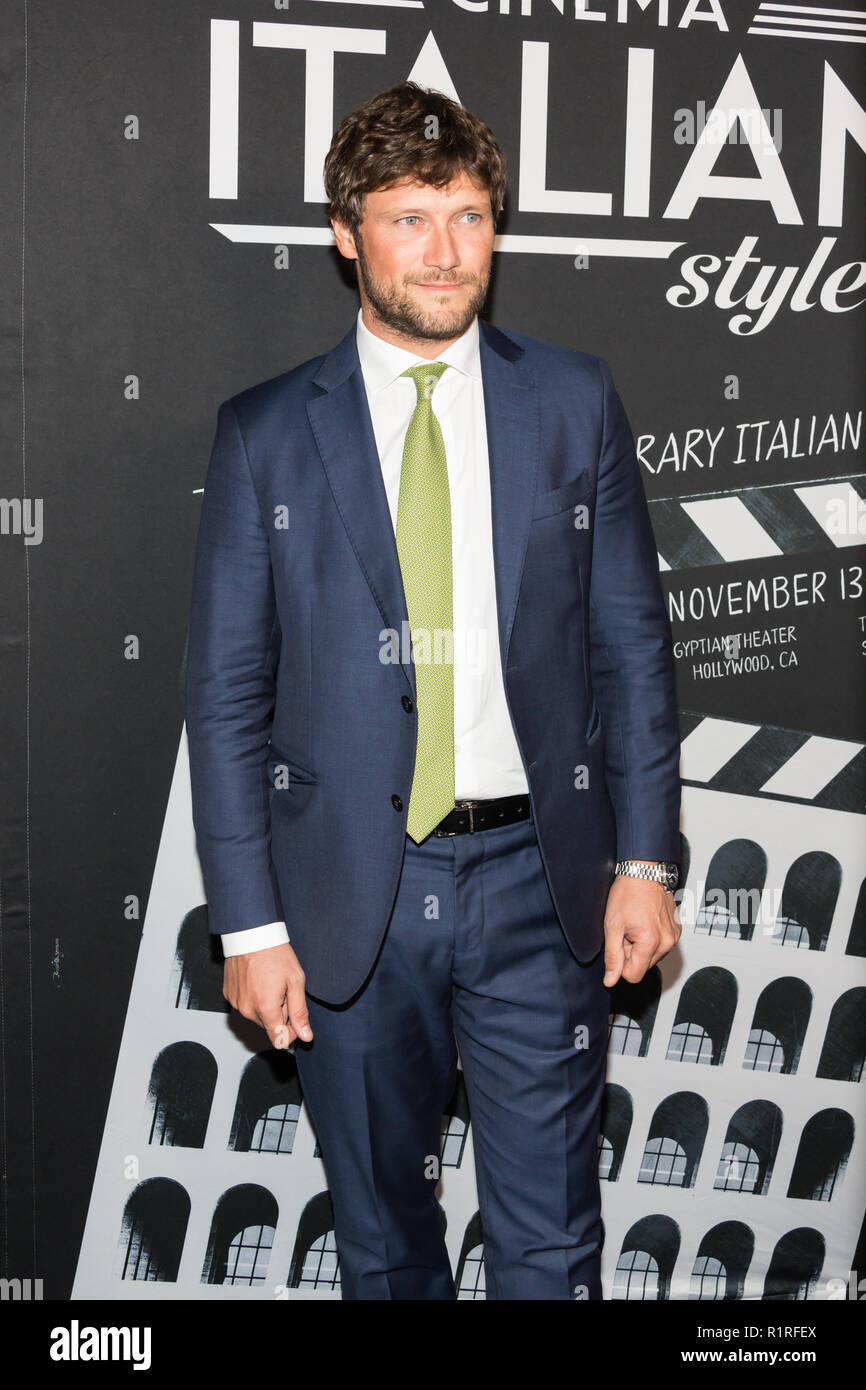 Los Angeles, USA. 13th November, 2018. Marco Dionisi attends Cinema ...