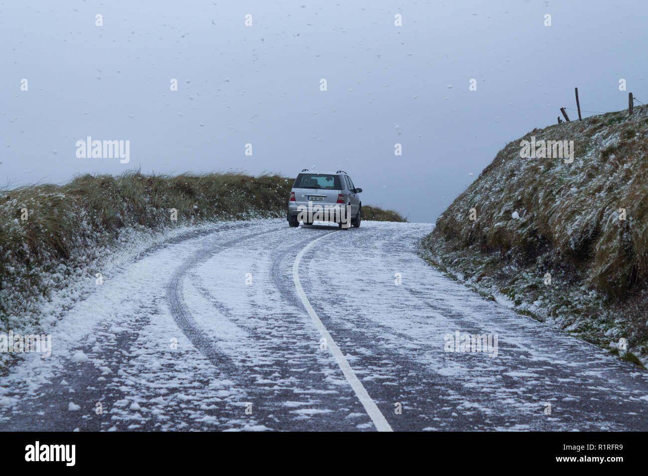 Rosscarbery, West Cork, Ireland, November 14th 2018. Onshore storm ...
