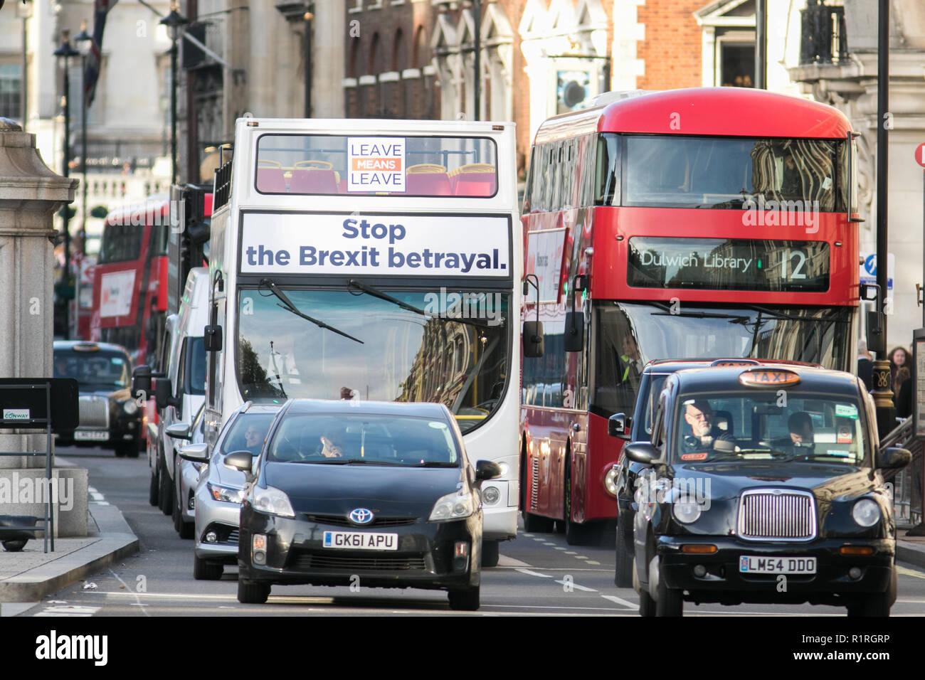 Leave campaign bus hi-res stock photography and images - Alamy