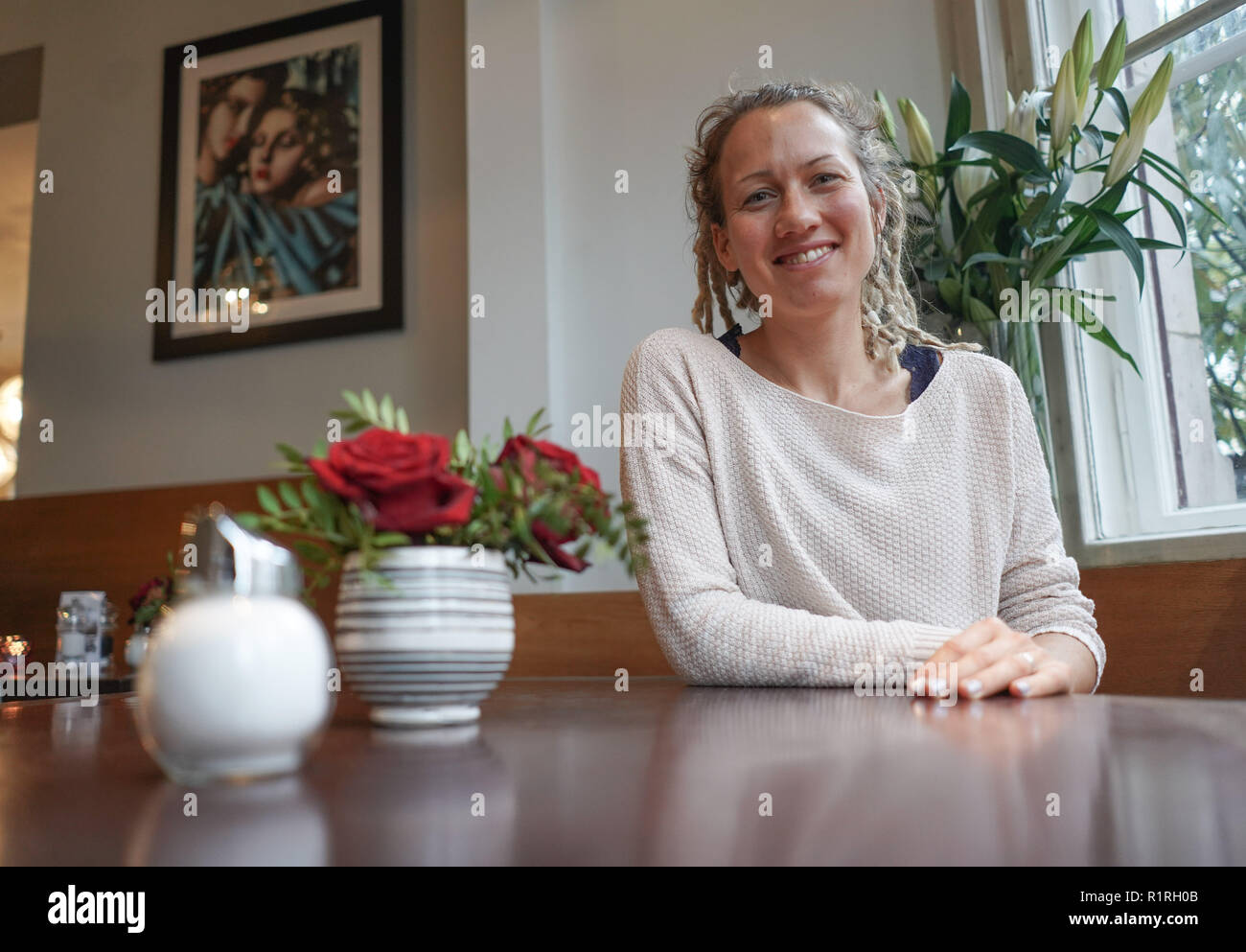 Berlin, Germany. 13th Nov, 2018. Franziska B. is HIV positive. The ...
