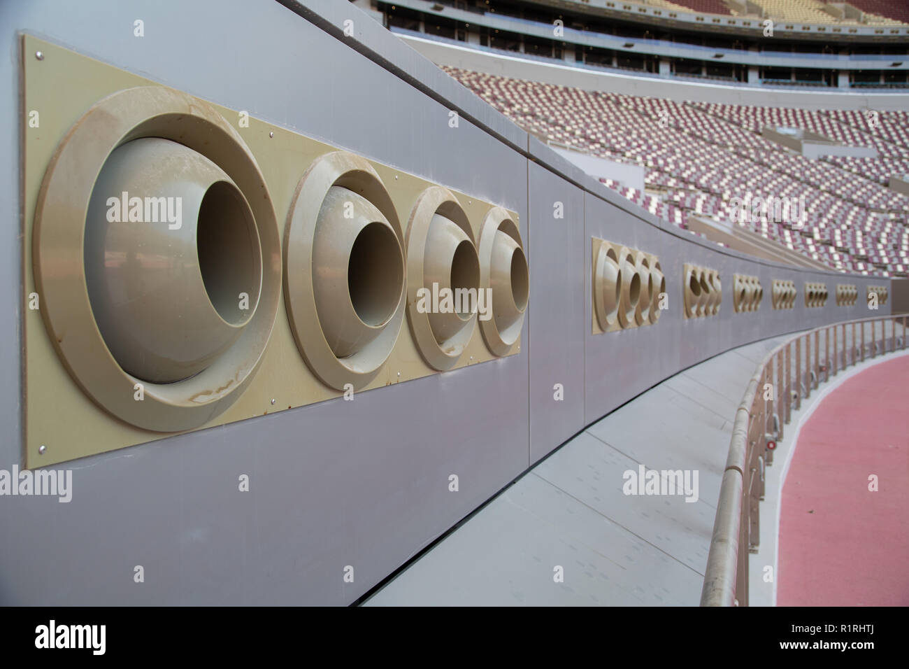 Doha, Qatar. 11th Nov, 2018. A view of the ventilation system at the ...