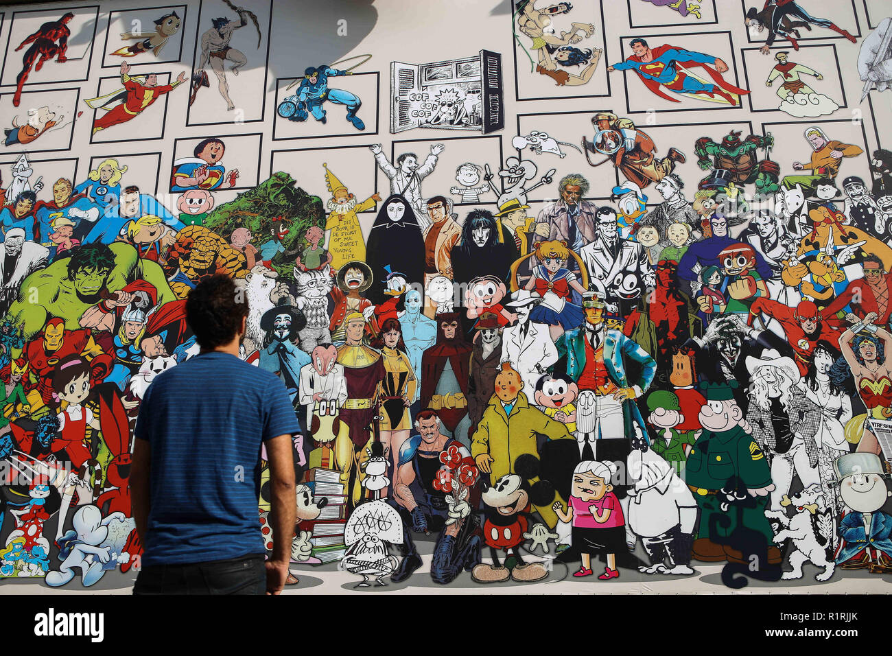 Pop Art Comic Book Characters