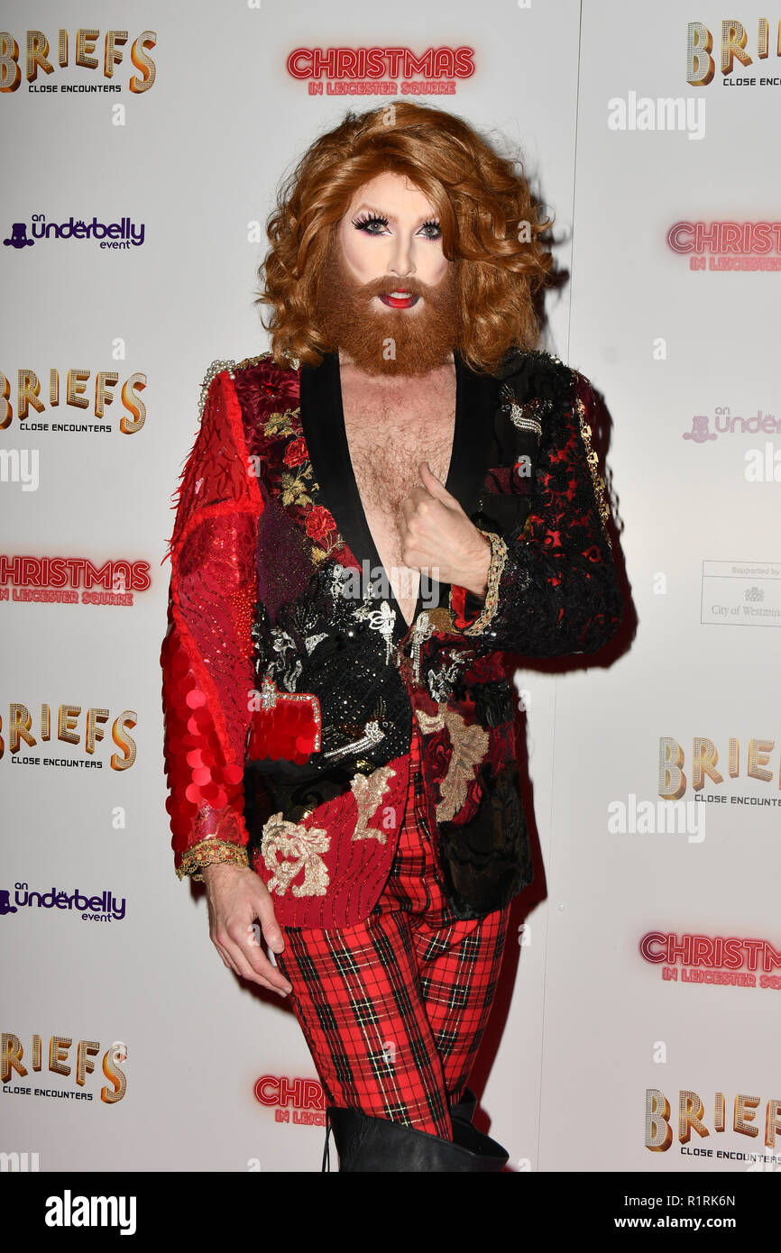 London, UK. 14th Nov, 2018. Gingzilla attends Briefs: Close Encounters ...