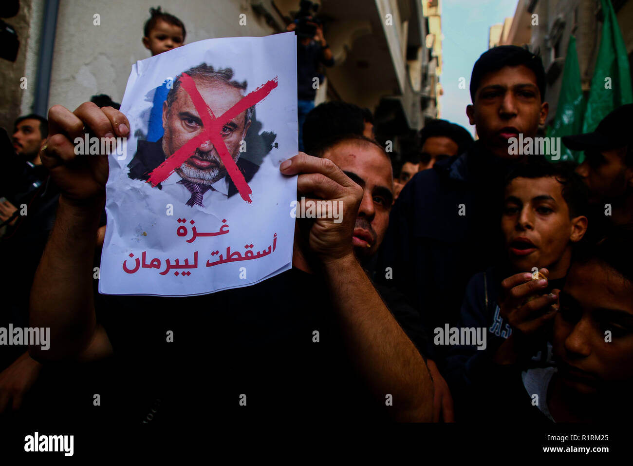 Al-Shati refugee camp, Gaza Strip. 14th Nov 2018. Palestinian movement ...
