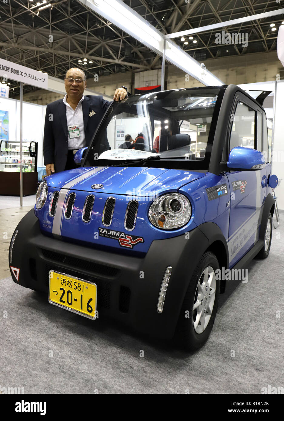 Tokyo, Japan. 14th Nov, 2018. Japan's electric vehicle venture Tajima ...