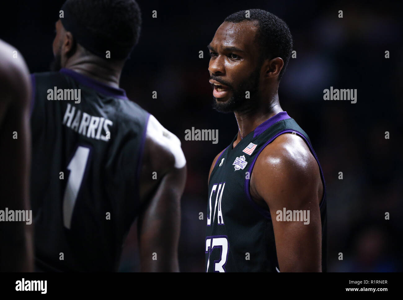 Stephen f austin lumberjacks mens basketball hi-res stock photography ...