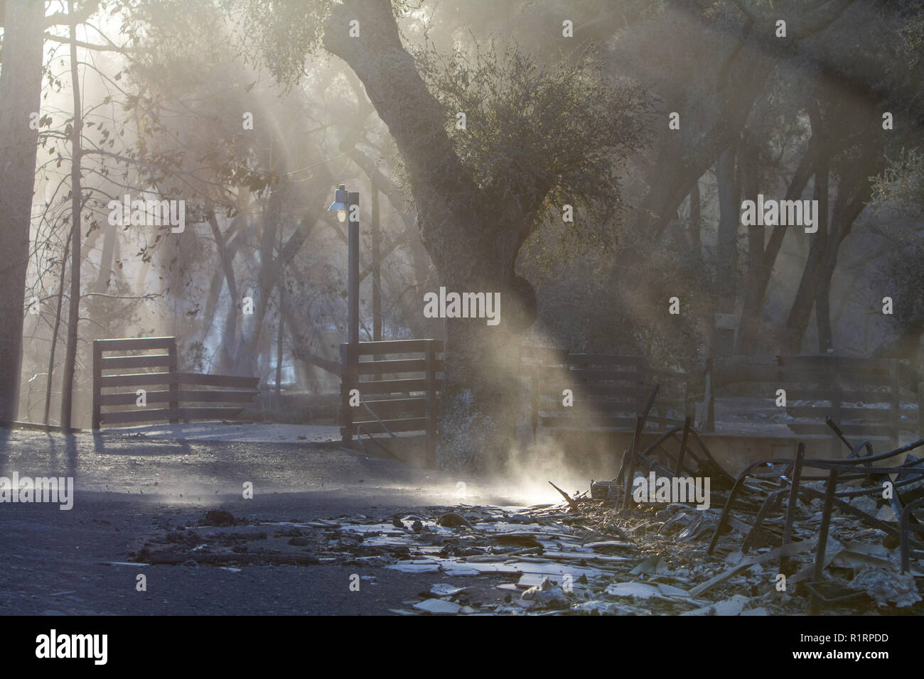 Burnt cabins hi-res stock photography and images - Alamy